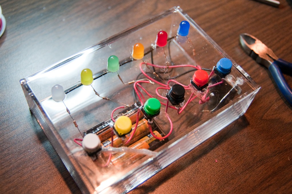 LED Button Box Toddler Toy – Easy DIY Electronics Project – legit nerd